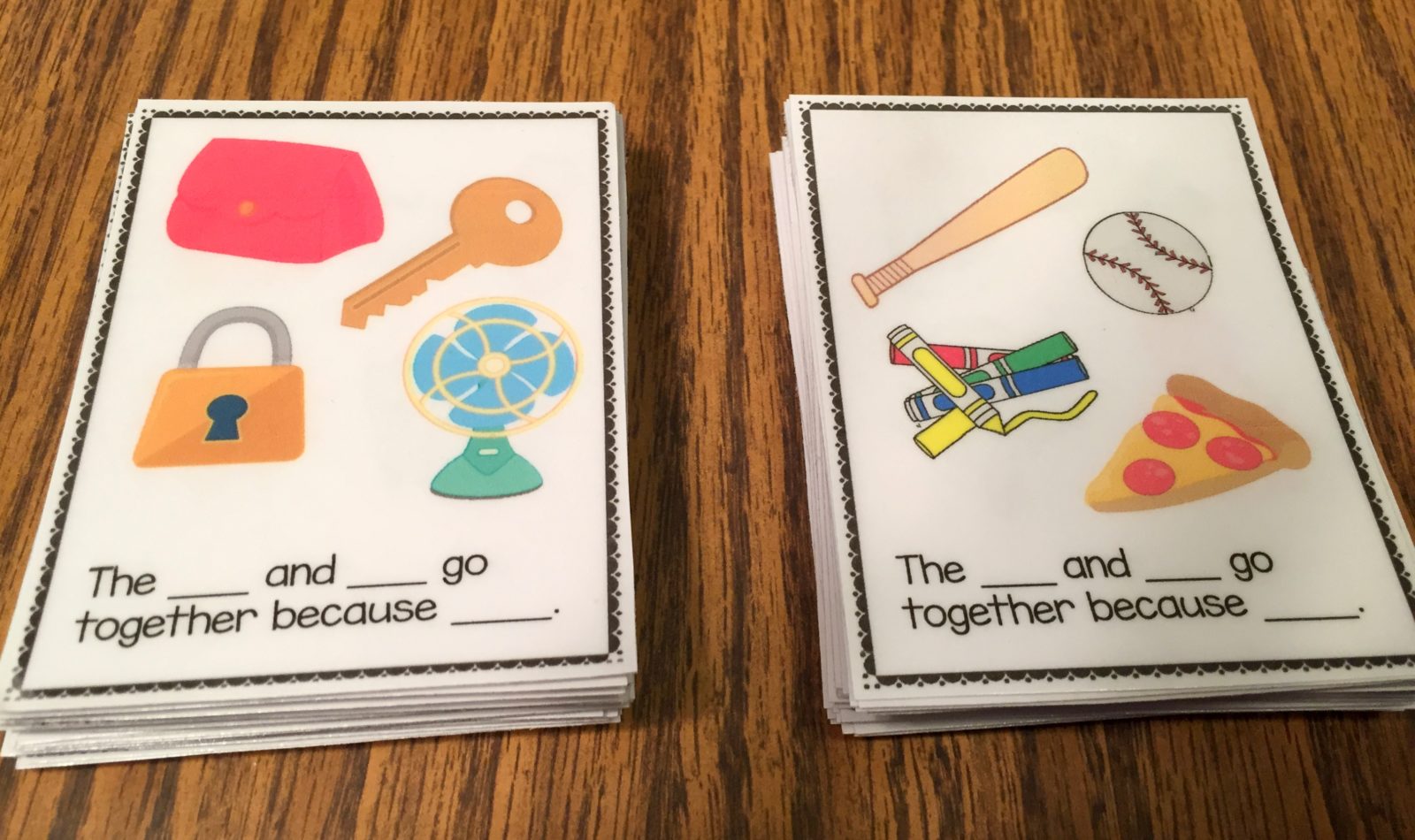 Building Up Vocabulary Skills Using Task Cards - The Autism Helper