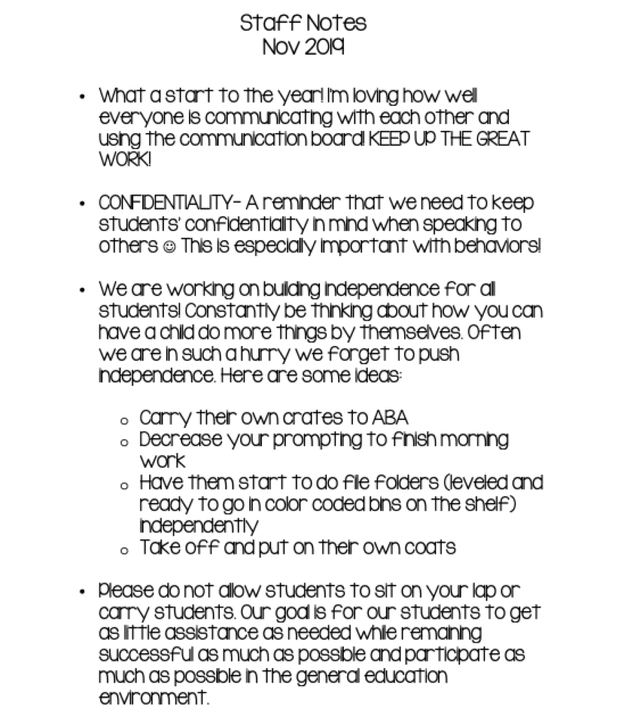 All In - Building A Classroom Team - The Autism Helper