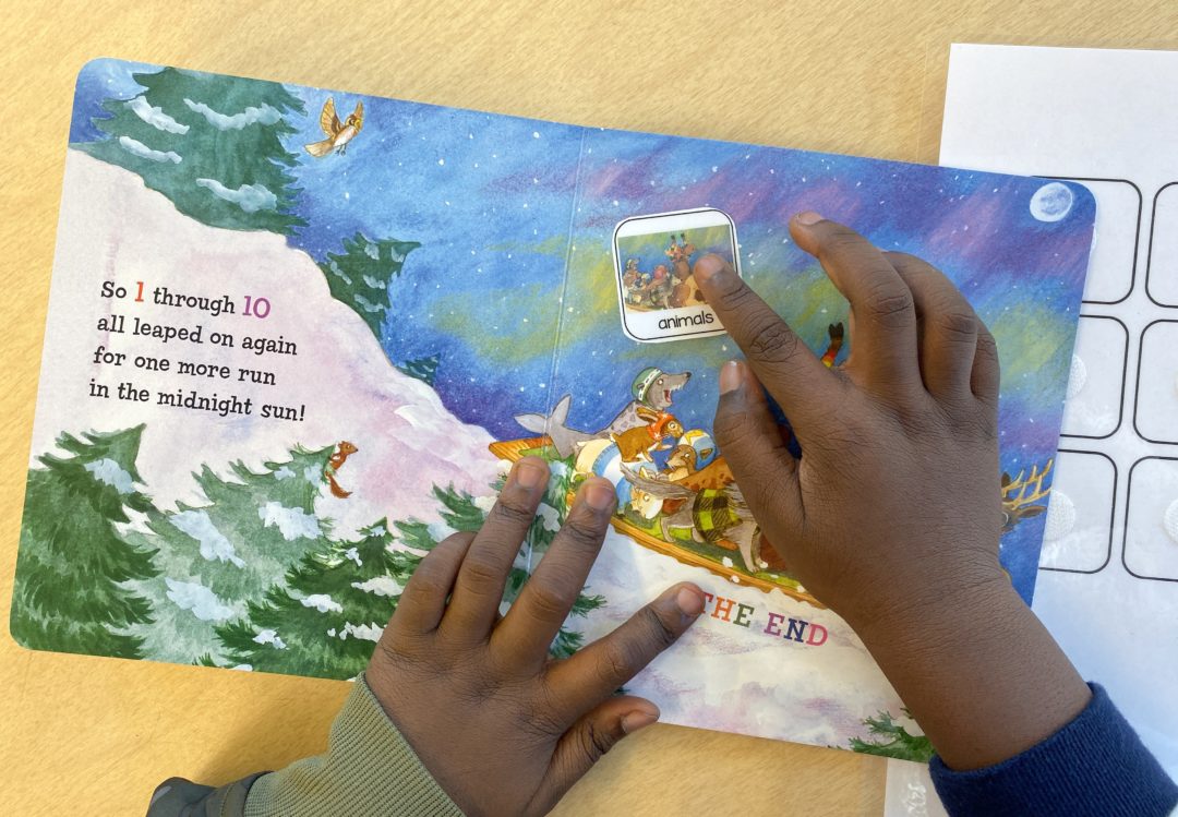 Ten on the Sled with Free Book Visuals - The Autism Helper