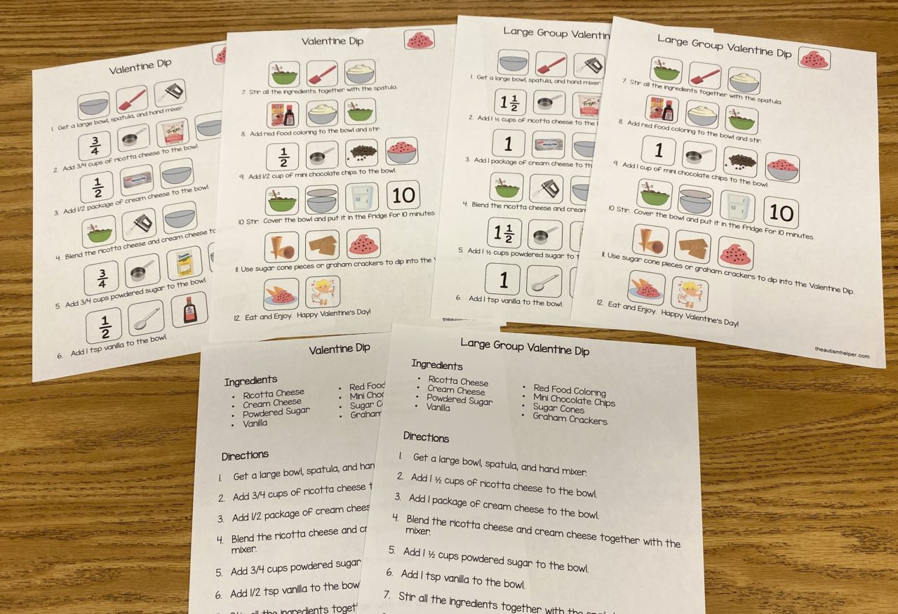 Free Valentine Recipe, Craft, and Sort | The Autism Helper