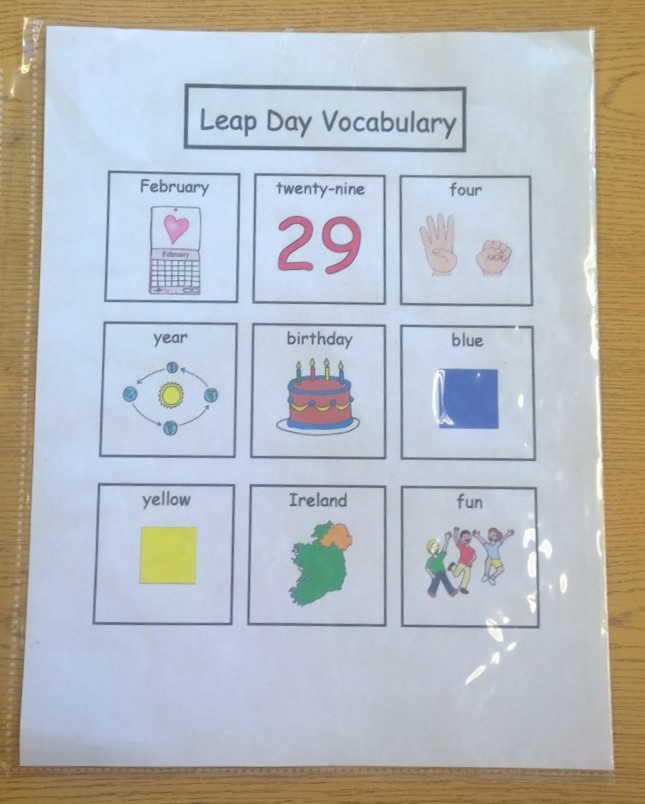 Focus on Five: Leap Day Activities - The Autism Helper