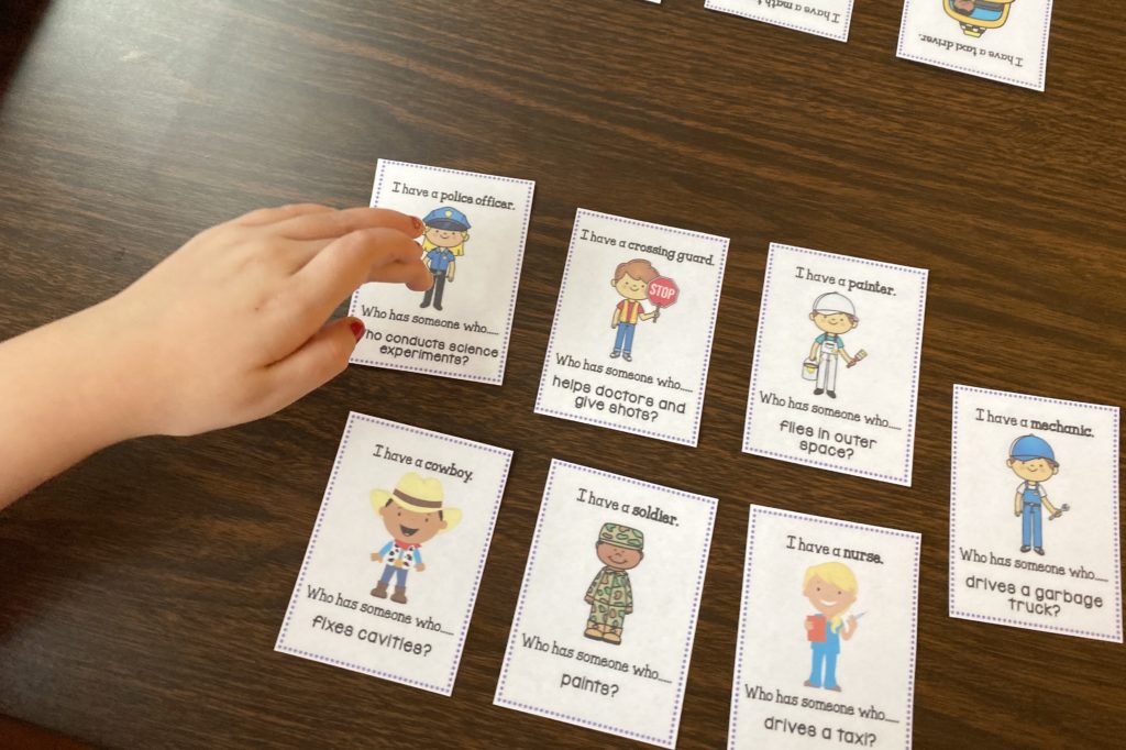 I have...Who has...? Community Helper Games - The Autism Helper