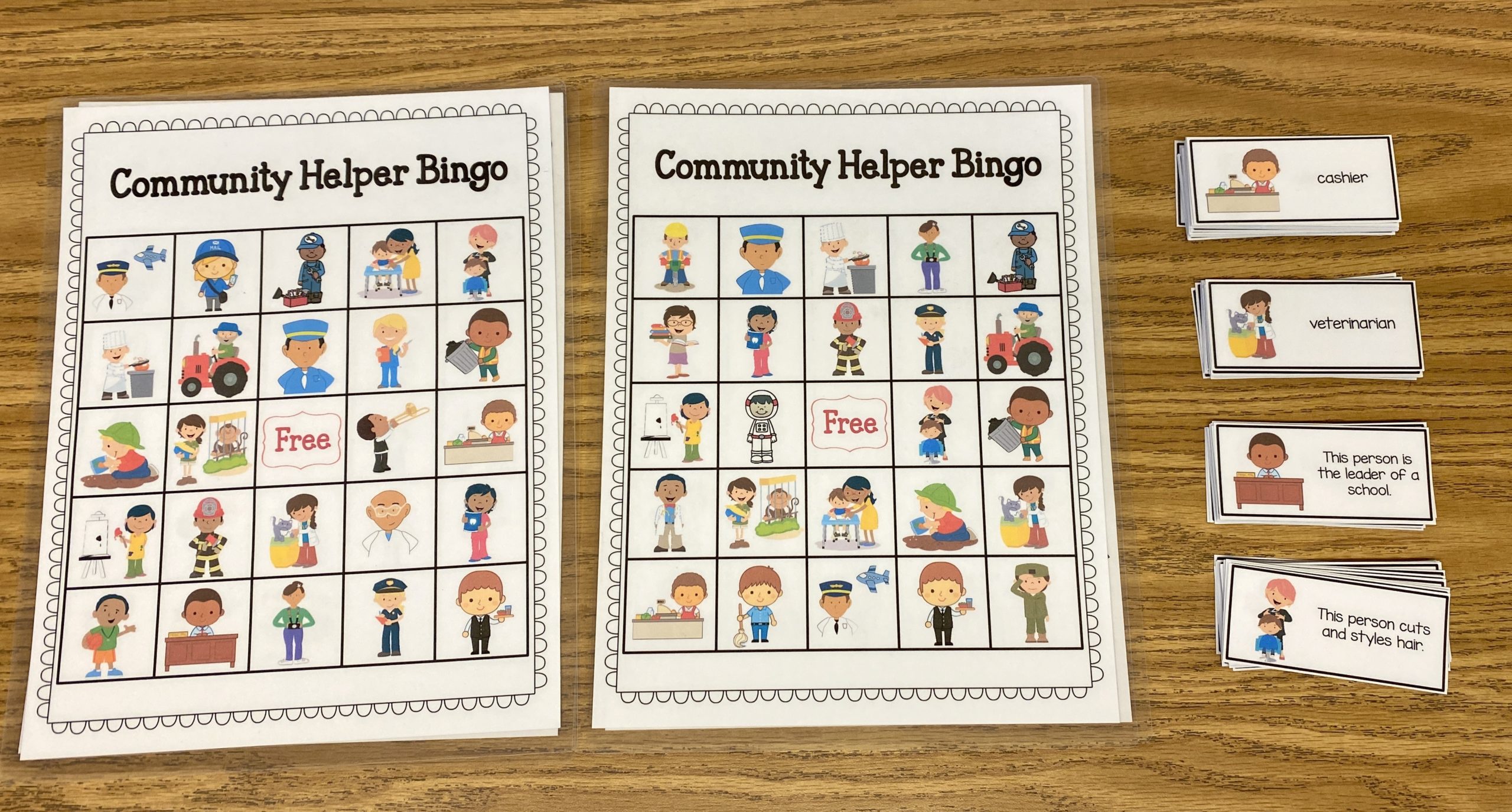 Community Helper Bingo - The Autism Helper
