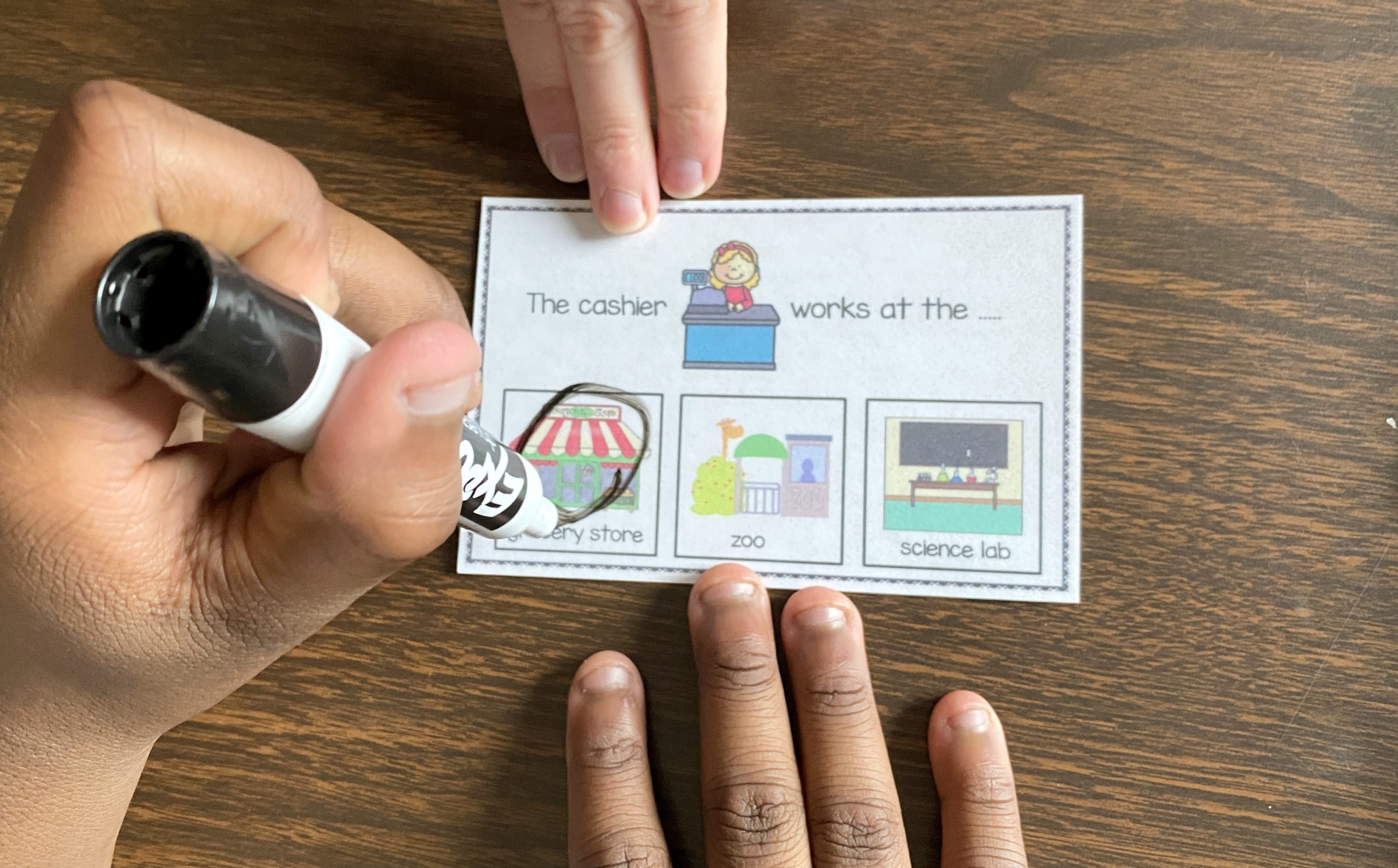 Community Helper - Where Do They Work Task Cards - The Autism Helper