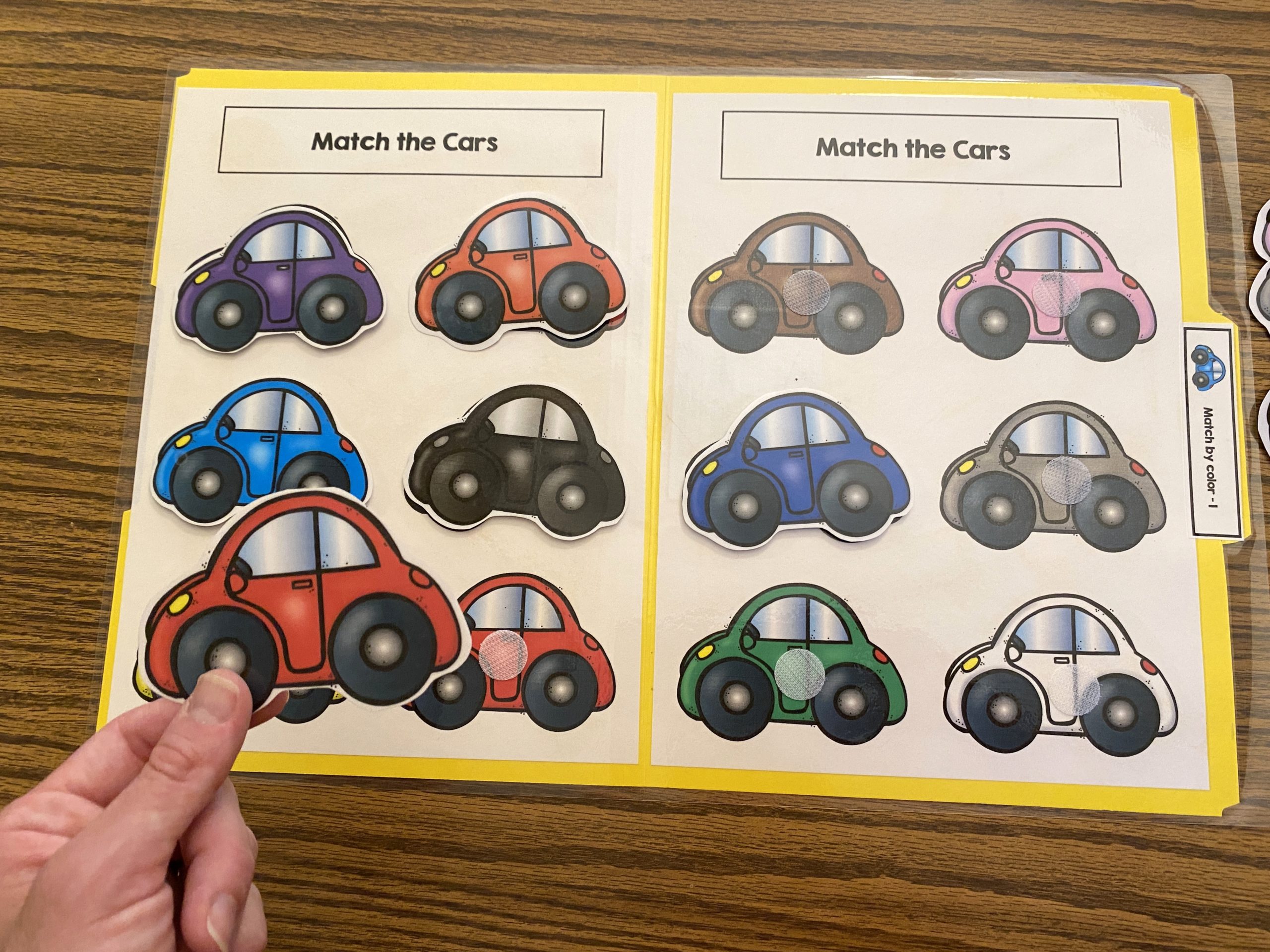 Color Themed File Folder Activities - The Autism Helper