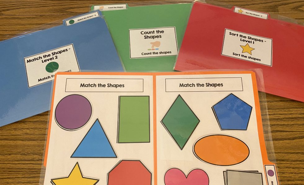 Shape Themed File Folder Activities - The Autism Helper