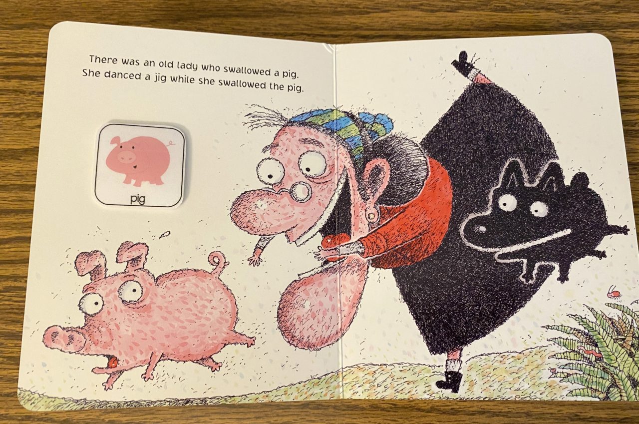 There Was an Old Lady Who Swallowed a Cow Book Visuals and Cow Craft ...