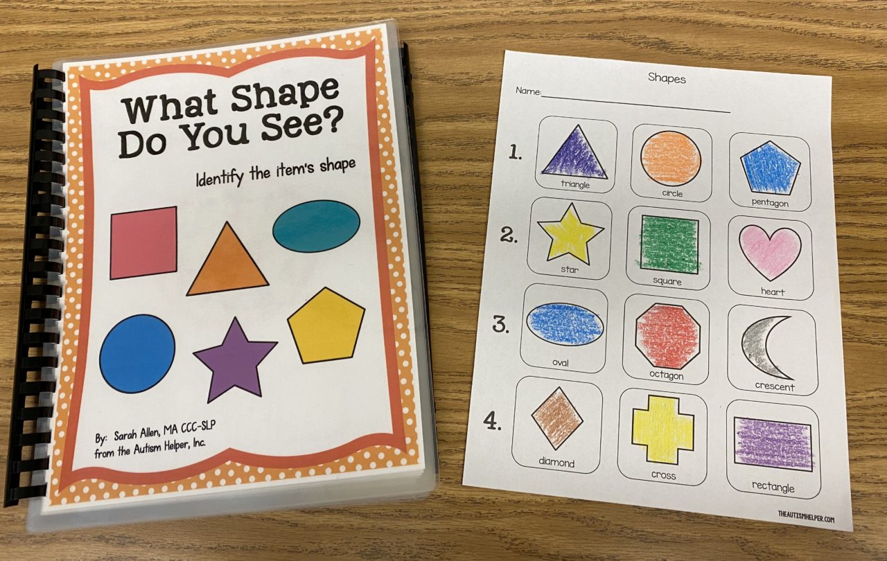 What Shape Do You See? Adapted Book and Free Shape Activity - The ...