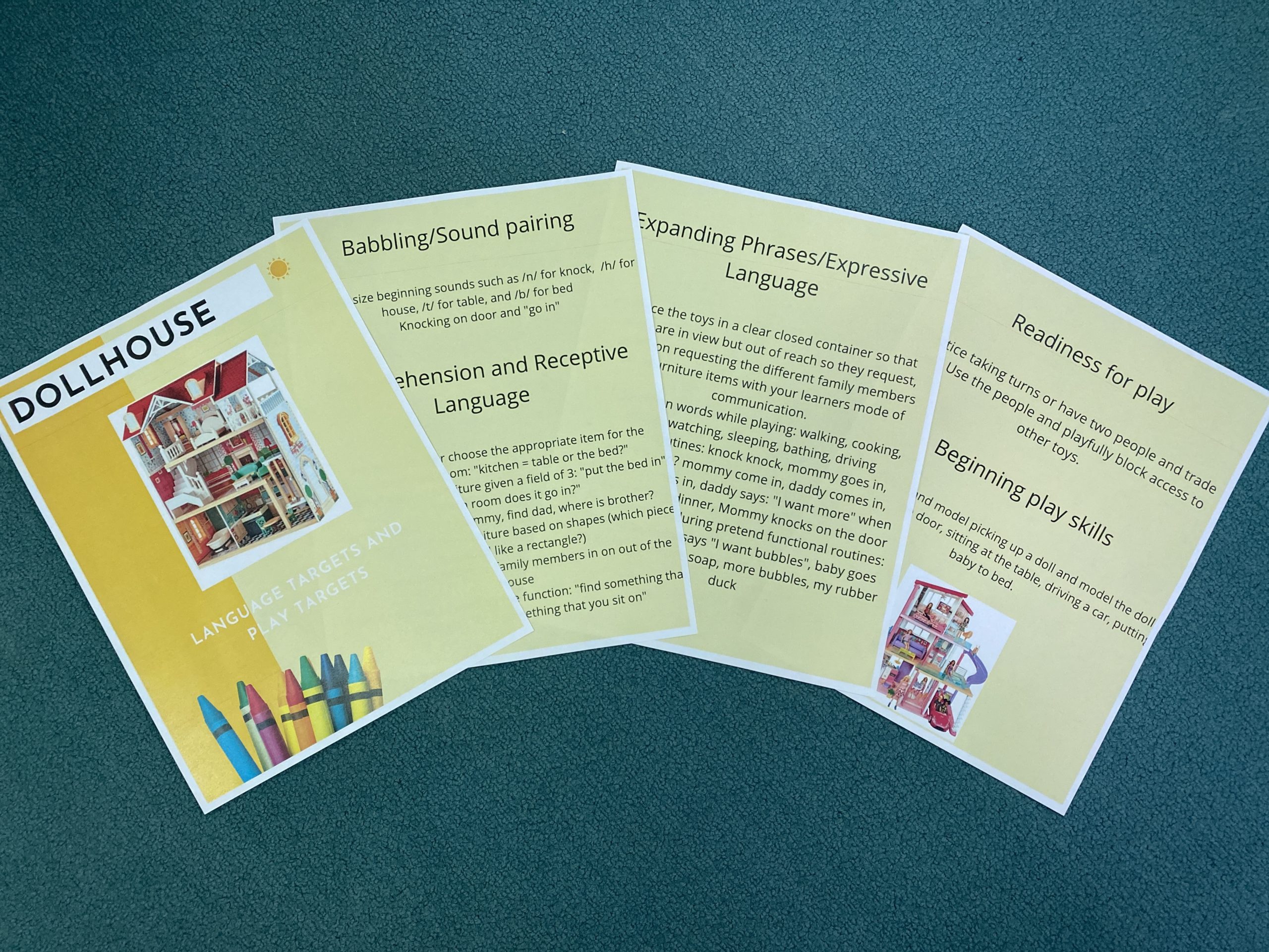 Play Targets, Language Targets, and Free Cheat Sheets - The Autism Helper