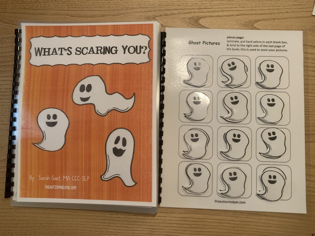 Fall Core Word Activity - The Autism Helper