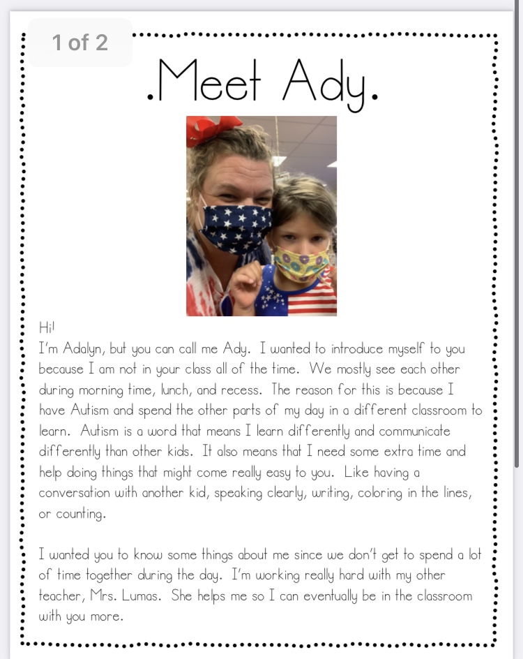 The Letter That Changed It All - The Autism Helper