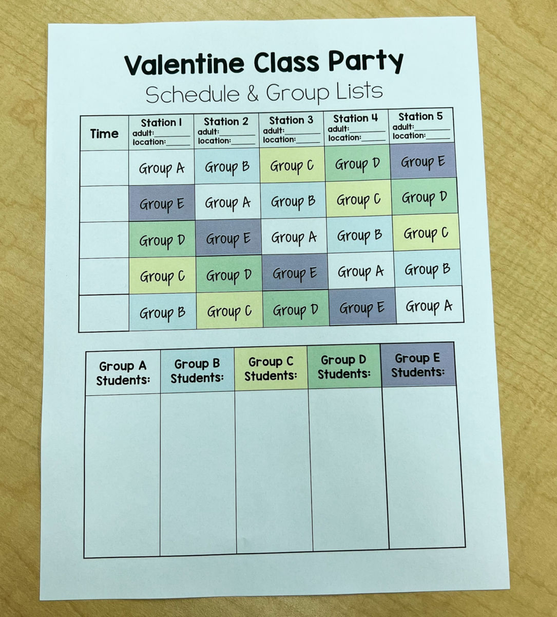 Valentine's Day Class Party - The Autism Helper