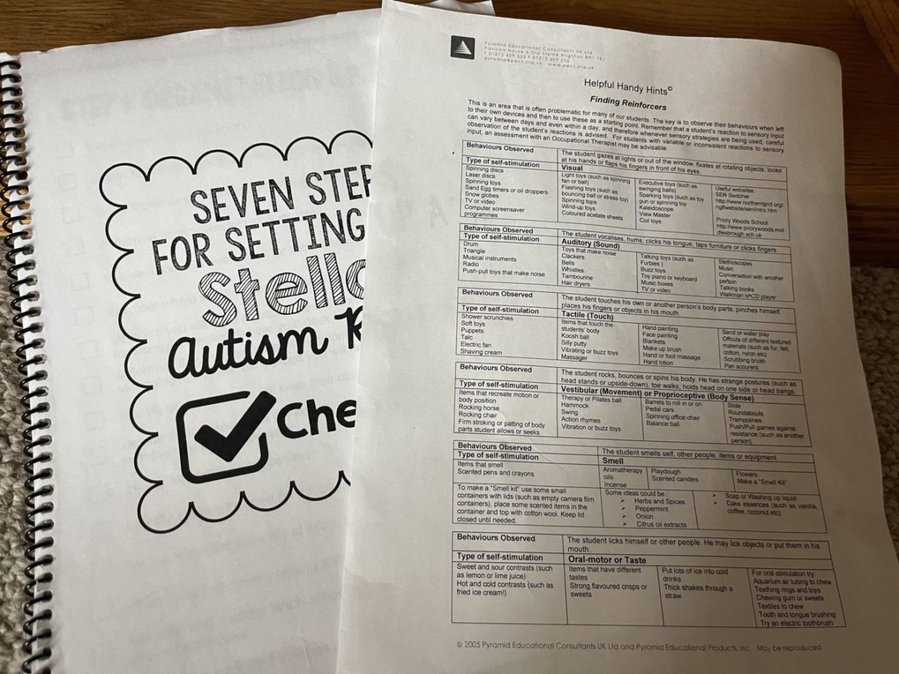 How To Create a "Leave" Binder - The Autism Helper