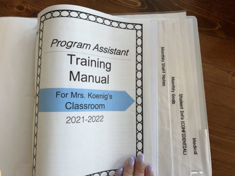 Creating Para Handbooks - The Autism Helper