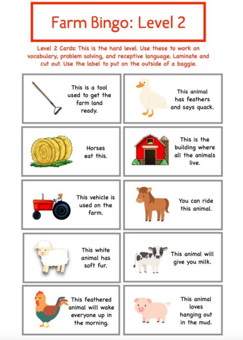 Farm Activities for Fall - The Autism Helper