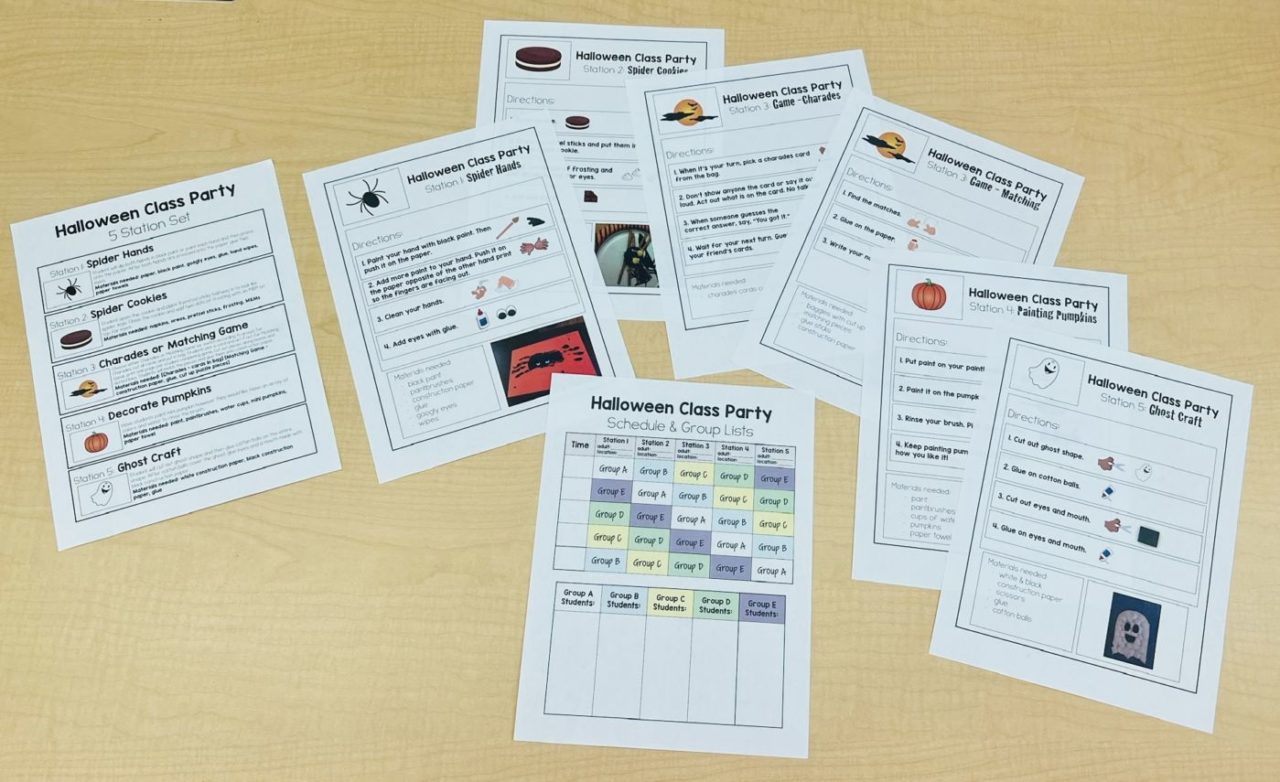 Halloween Class Party Setup Kit - The Autism Helper