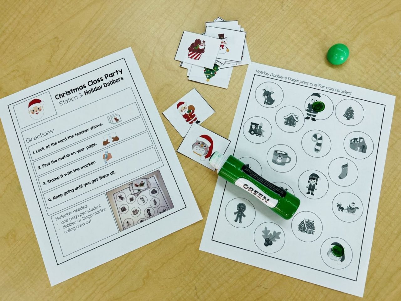 Christmas Class Party Setup Kit - The Autism Helper