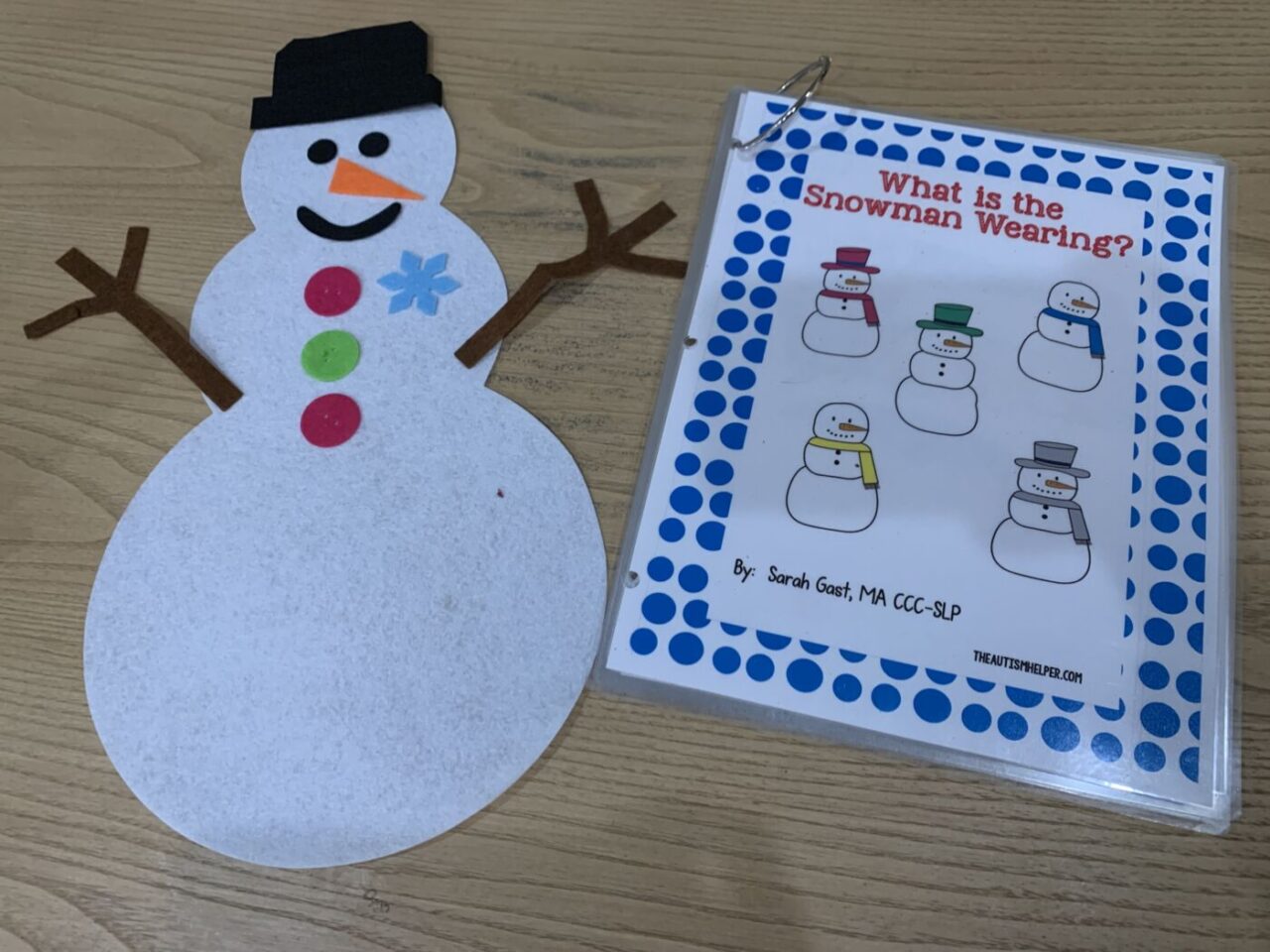 Gingerbread and Snowman Fun! - The Autism Helper