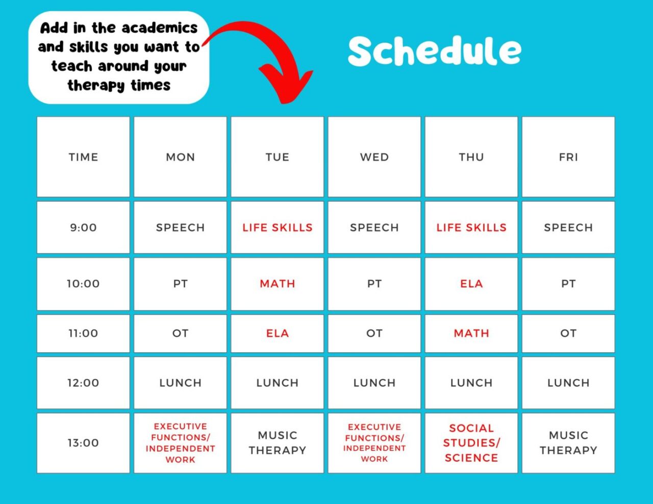 Creating Your Homeschool Schedule - The Autism Helper