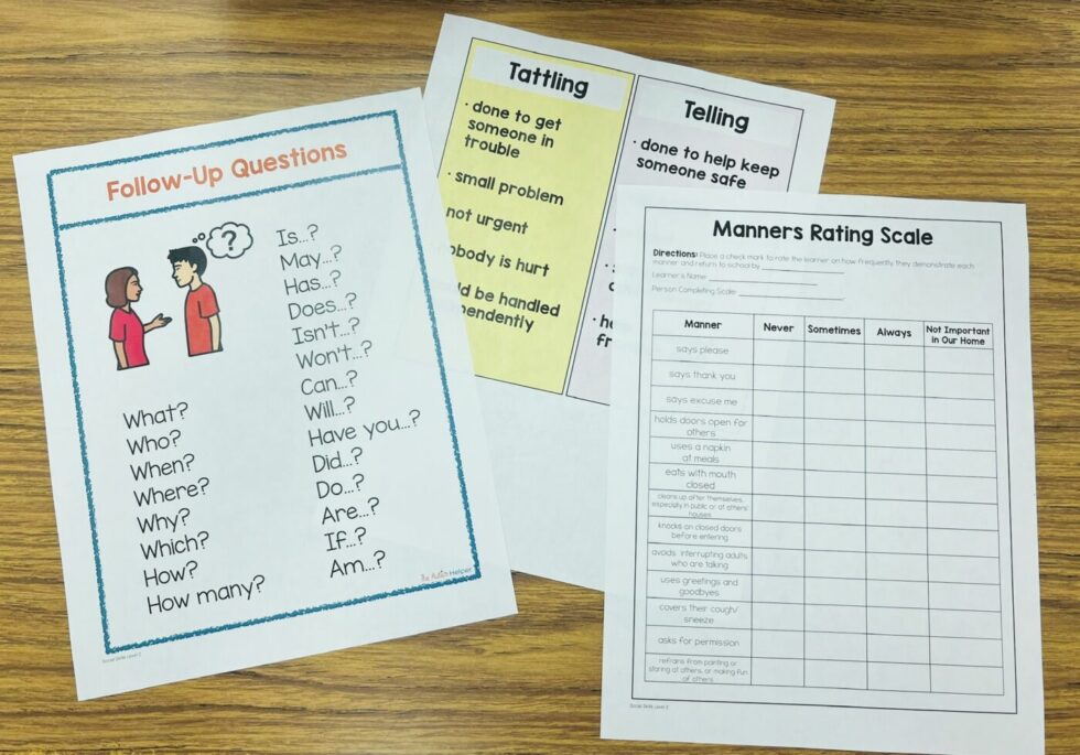 Social Skills Curriculum Overview - The Autism Helper